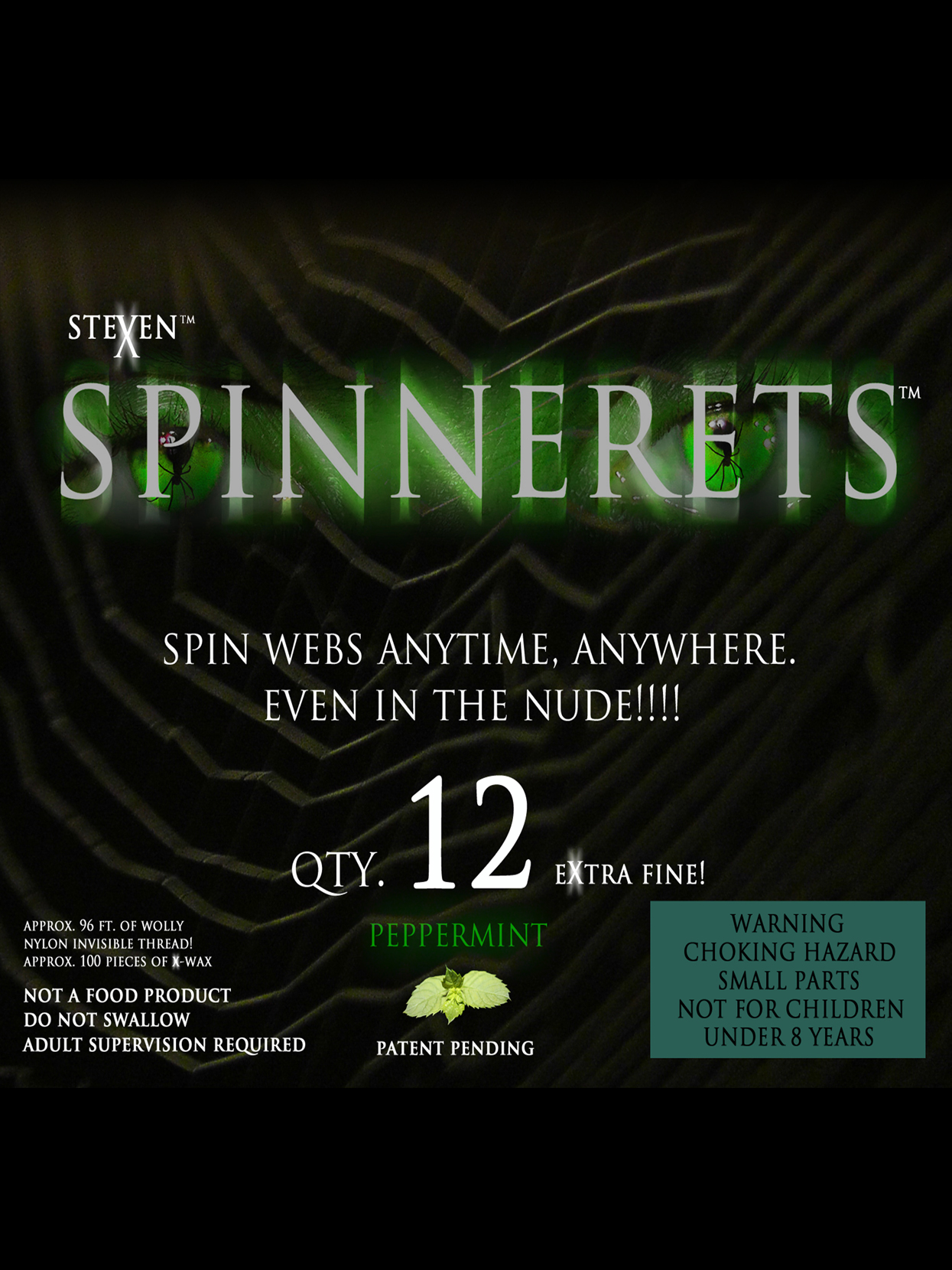 Peppermint Flavor Spinnerets X-tra invisible Free Shipping Worldwide